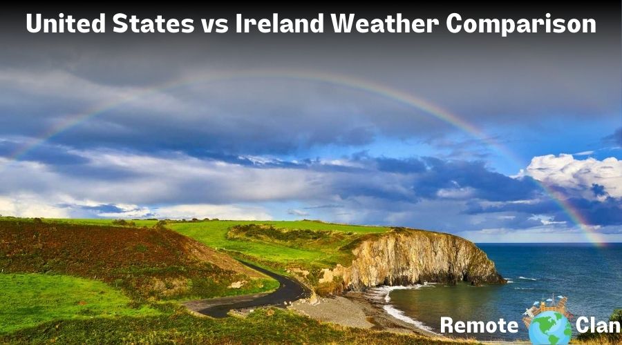 United States vs Ireland Weather Comparison